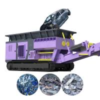 China Tracked Mobile Shredder 30-40 TPH High Torque for Metal and Waste Processing On Site for sale