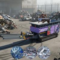 China Tracked Mobile Shredder 20 Tons per Hour Scrap Metal Processing Machine CE ISO for sale