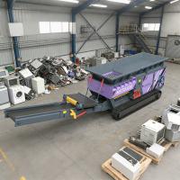 China Tracked Mobile Shredder 20 Tons per Hour Scrap Metal Processing CE ISO TUV for sale