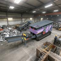 China Tracked Mobile Shredder 20 Tons per Hour Scrap Metal Processing Machine CE ISO for sale