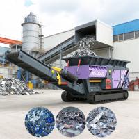 China Crawler Mobile Shredder 20 Ton Per Hour 99% Recovery Rate for Metal Scrap for sale