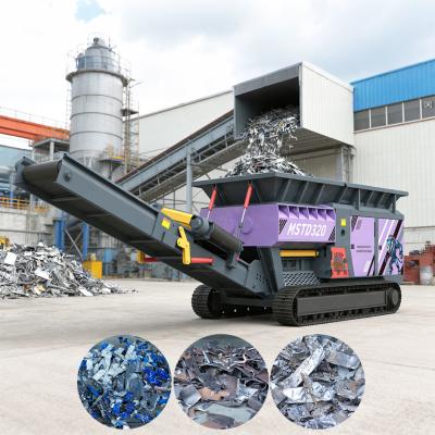 China Crawler Mobile Shredder 20 Ton Per Hour 99% Recovery Rate for Metal Scrap for sale