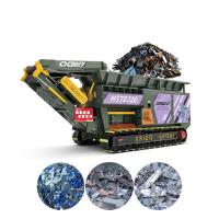 China Tracked Mobile Shredder 20 Ton per Hour Scrap Metal Processing Machine CE ISO for sale