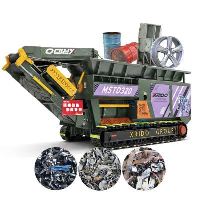 China High Productivity Crawler Mobile Shredder with Long Service Life and Easy Operation for Scrap Metal Processing for sale
