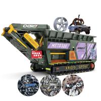 China Crawler Mobile Shredder 20 TPH Scrap Metal Processing Heavy Duty Shredder for sale