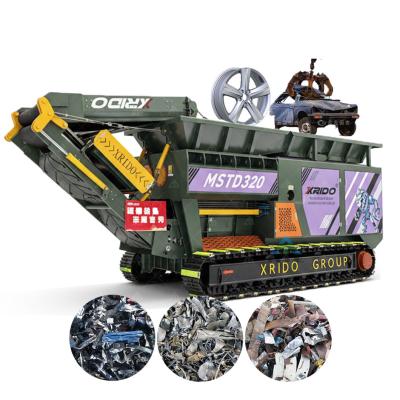 China Crawler Mobile Shredder 20 TPH Scrap Metal Processing Heavy Duty Shredder for sale