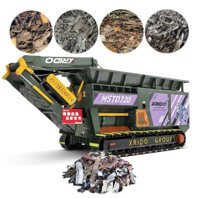 China High Productivity Crawler Mobile Shredder with Long Service Life and Easy Operation for Scrap Metal Processing for sale