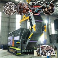 China Tracked Mobile Shredder 20 Ton per Hour Heavy Duty Scrap Metal Shredding Machine for sale