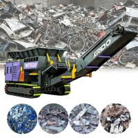 China Crawler Mobile Shredder 40 Tons Per Hour Stainless Steel Scrap Metal Shredder CE ISO TUV for sale