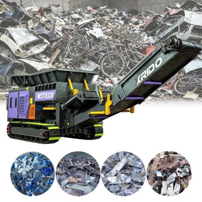 China Crawler Mobile Shredder 40 Tons Per Hour Stainless Steel Scrap Metal Shredder CE ISO TUV for sale