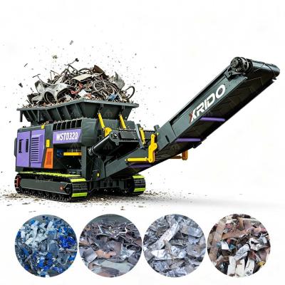 China 15-20TPH Crawler Mobile Shredder for Mixed Scrap Metal High Productivity Easy Operation for sale