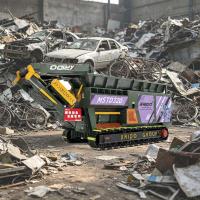 China 40 Tons Per Hour Crawler Mobile Shredder with Stainless Steel Components and CE ISO TUV Certification for sale