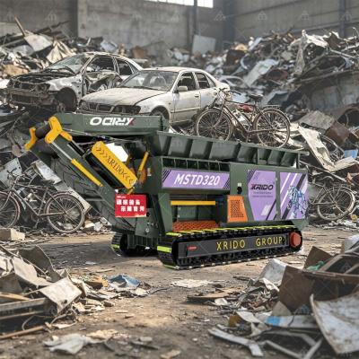 China 40 Tons Per Hour Crawler Mobile Shredder with Stainless Steel Components and CE ISO TUV Certification for sale