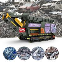 China 40 Tons Per Hour Crawler Mobile Shredder with Stainless Steel Components and CE ISO TUV Certification for sale