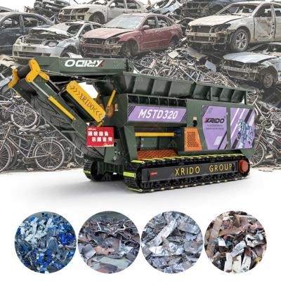 China 40 Tons Per Hour Crawler Mobile Shredder with Stainless Steel Components and CE ISO TUV Certification for sale