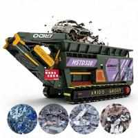 China Crawler Mobile Shredder Machine 40 Tons Per Hour Stainless Steel Construction CE ISO TUV Certified for sale