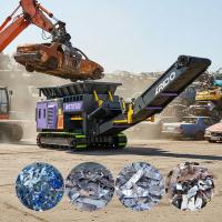 China 40 Ton Per Hour Stainless Steel Crawler Mobile Shredder CE ISO TUV Certified for sale