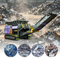 China 40 Tons Per Hour Stainless Steel Construction CE ISO TUV Certified Crawler Mobile Shredder Machine for sale
