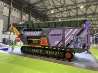 China 40 Ton Per Hour Stainless Steel Crawler Mobile Shredder CE ISO TUV for Mixed Metal Scrap for sale