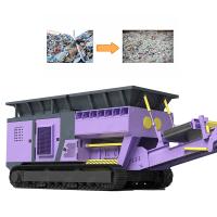 China High Efficiency Low Energy Consumption Multifunctional Tracked Mobile Shredder with Quiet Operation for Waste Processing for sale