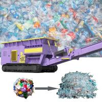 China 55 Kw Power High Efficiency Low Energy Consumption Multifunctional Tracked Mobile Shredder for Waste Processing for sale