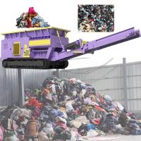 China High Efficiency Low Energy Consumption Multifunctional Quiet Operation Tracked Mobile Shredder Machine for sale