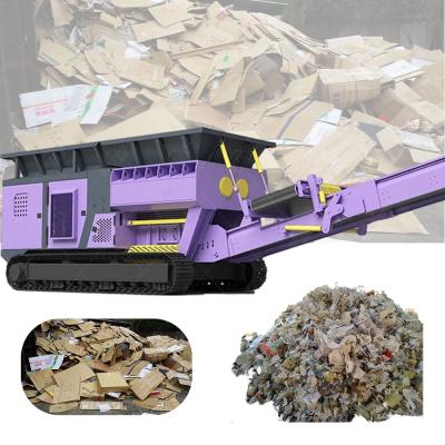 China 55 Kw Power Tracked Mobile Shredder with High Efficiency Low Energy Consumption and Multifunctional Capabilities for sale