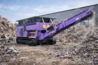 China 55 Kw Power High Efficiency Low Energy Consumption Multifunctional Tracked Mobile Shredder for Waste Processing for sale