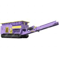 China High Efficiency Low Energy Consumption Double Shaft Design Multifunctional Tracked Mobile Shredder for Waste Processing for sale