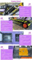 China Industrial 55 kW Double Shaft Tracked Mobile Shredder for Textile Waste for sale
