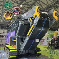 China 55 Kw Power High Efficiency Low Energy Consumption Multifunctional Tracked Mobile Shredder for sale