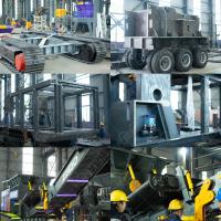 China 55 kW Tracked Mobile Shredder Double Shaft Design High Efficiency Low Energy Waste Processing for sale