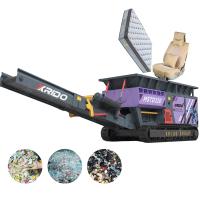 China Tracked Mobile Shredder with 360° Steering, 55 kW Power, and Double Shaft Design for Efficient Waste Processing for sale