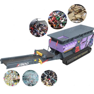 China 55 kW Double Shaft Tracked Mobile Shredder for Industrial Waste High Efficiency Low Energy for sale