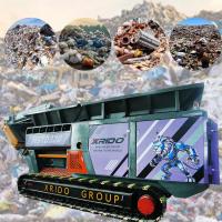 China 55 kW Crawler Mobile Shredder Double Shaft Design 360 Steering Construction Waste Recycling for sale