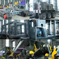 China 55 kW Double Shaft Mobile Shredder with 360° Steering for Industrial Waste Recycling for sale