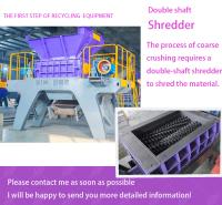 China 55 kW Double Shaft Mobile Shredder for Wind Turbine Blade and Composite Material Recycling for sale