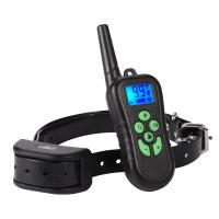China Electric Pet Training Products Adjustable Vibration Shock Dog Training Collar With Remote 340g for sale