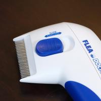 China Hallupets Dog Pet Electric Flea Comb Remover Electric Flea And Tick Comb for sale