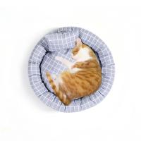 China Wholesale Round Soft Warm Pet Bed with Pillow Donut Cuddler Cats Dogs Bed Pet bed luxury with non slip bottom for sale