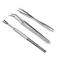 China Stainless Steel Durable Three Piece Pet Grooming Comb Lice Remover Metal Dog Comb for sale