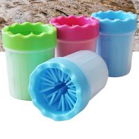 China Pets Massager Dog Cleaning Tool Detachable Comfortable Dogs Claw Wash Cup for sale