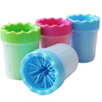 China Pets Massager Dog Cleaning Tool Detachable Comfortable Dogs Claw Wash Cup for sale