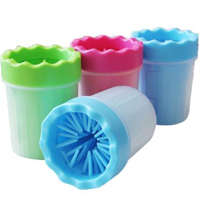 China Pets Massager Dog Cleaning Tool Detachable Comfortable Dogs Claw Wash Cup for sale