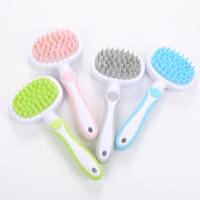 China Soft Tooth Dog Massage Brush 92g 19.5*9*5cm Cat Grooming Brush Comb for sale