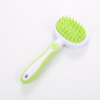 China Soft Tooth Dog Massage Brush 92g 19.5*9*5cm Cat Grooming Brush Comb for sale
