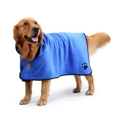 China bibulous Pet Grooming Tools Soft Absorbent Microfiber Fast Drying Dog Towels for sale
