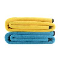 China super absorbent Fiber Thicken Winter Dog Bathrobe Towel With Pockets For Big Dogs Quick Dry for sale