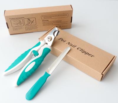 China Hallupets Pet Grooming Tools Pet Nail Scissors Cleaning Trimmers File 14cm For Cats Dogs for sale