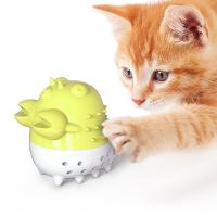 China Crayfish Cat Grooming Tools Toothbrush Chew Balls Catnip Cleaning And Grooming Teeth Toys With Sound for sale